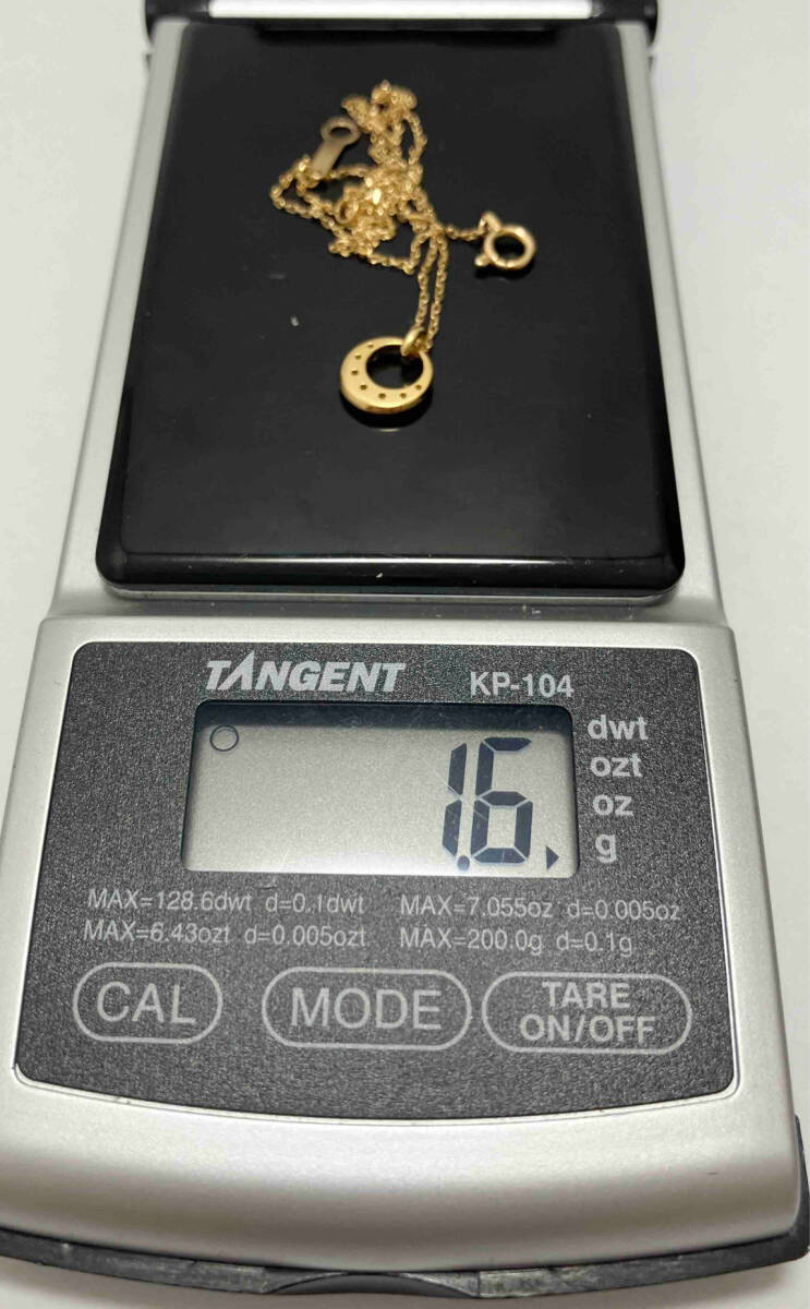 Yahoo!オークション - 4℃ K18 約40cm 約1.6g ダイヤ付 店舗受取可