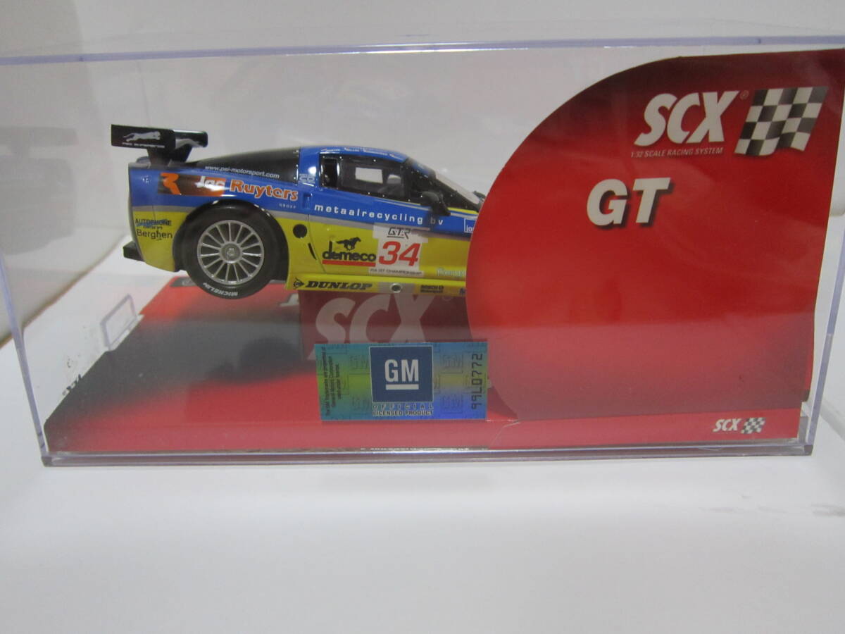 Yahoo!オークション - 未開封 SCX 1/32 CHEVROLET CORVETTE C6R (シボ...