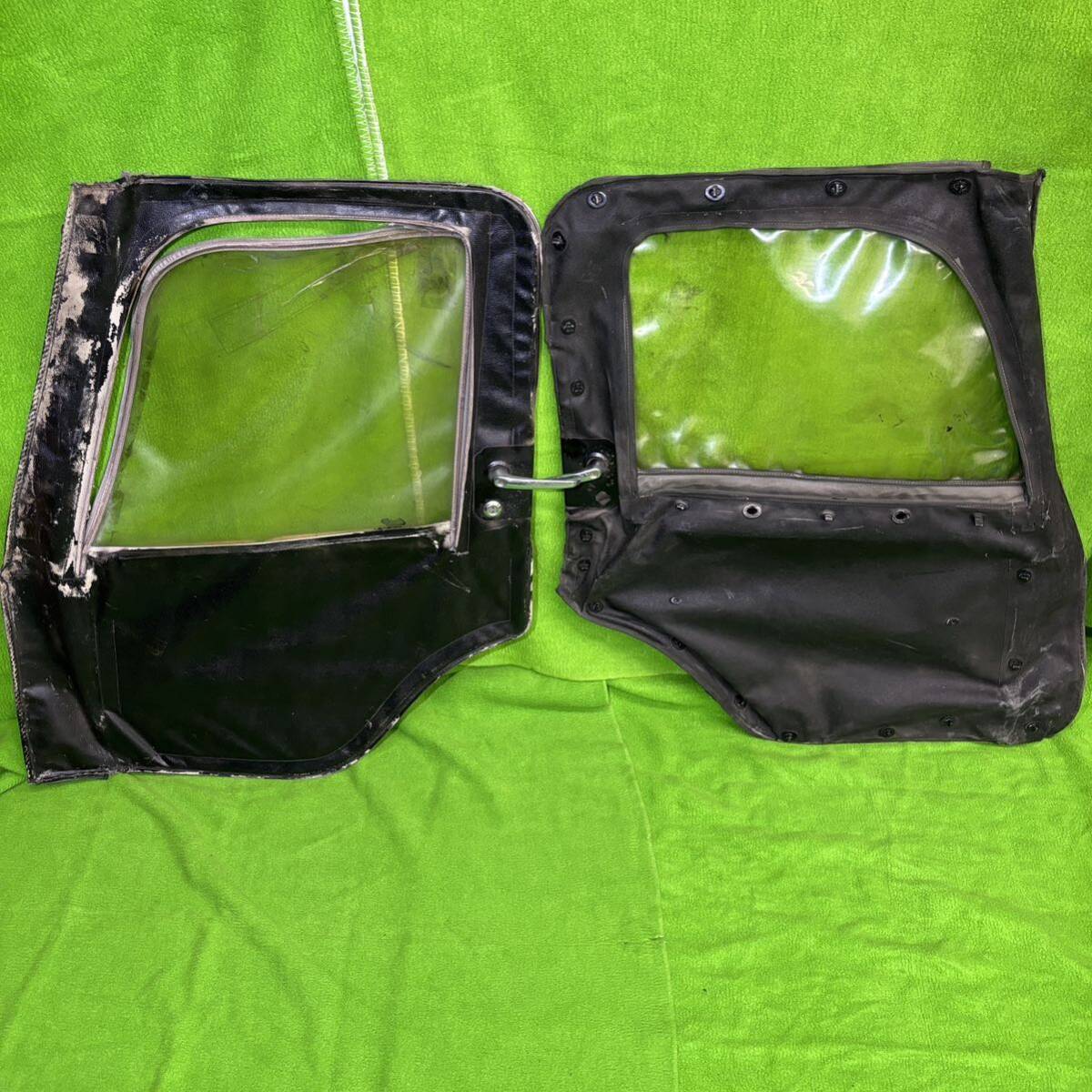 Yahoo!オークション - J53 J54 J57 ジープ 幌 ドア JEEP 三菱 左右ドア...