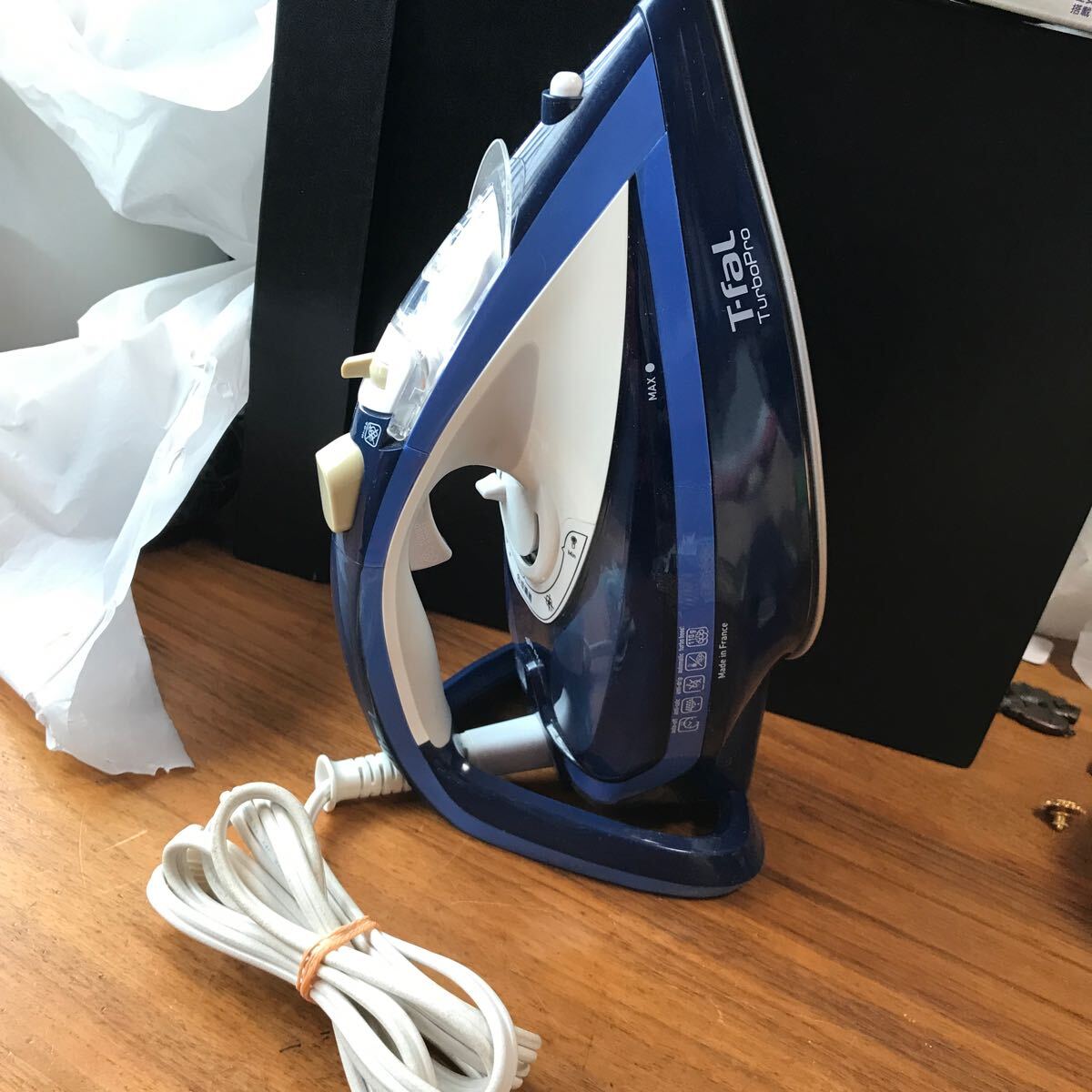 Yahoo!オークション - B95 T-fal スチームアイロン 【美品】ターボプロ...