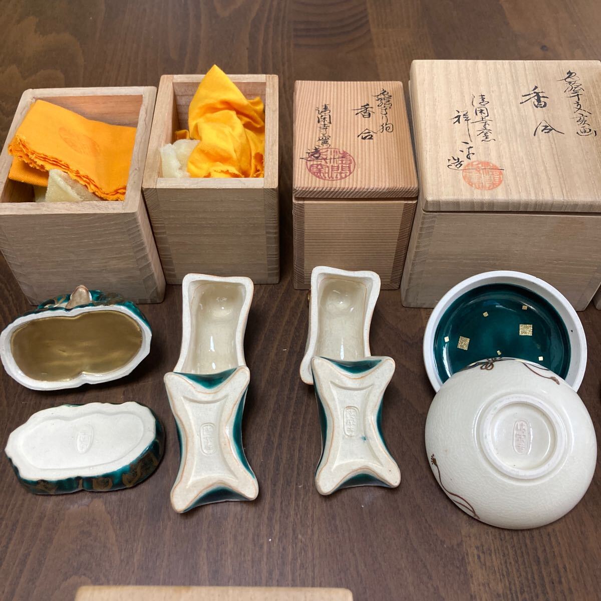 Yahoo!オークション - C590 清閑寺窯 干支香合 13点まとめ売り 杉田祥...
