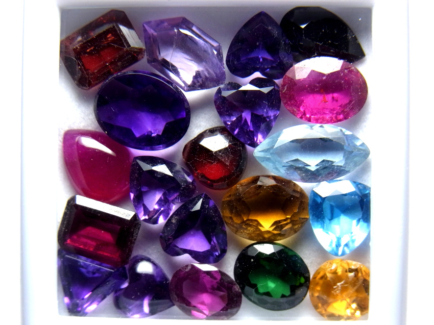 Yahoo!オークション - [cicada]最落無し 1円～合計30．7ct 半貴...