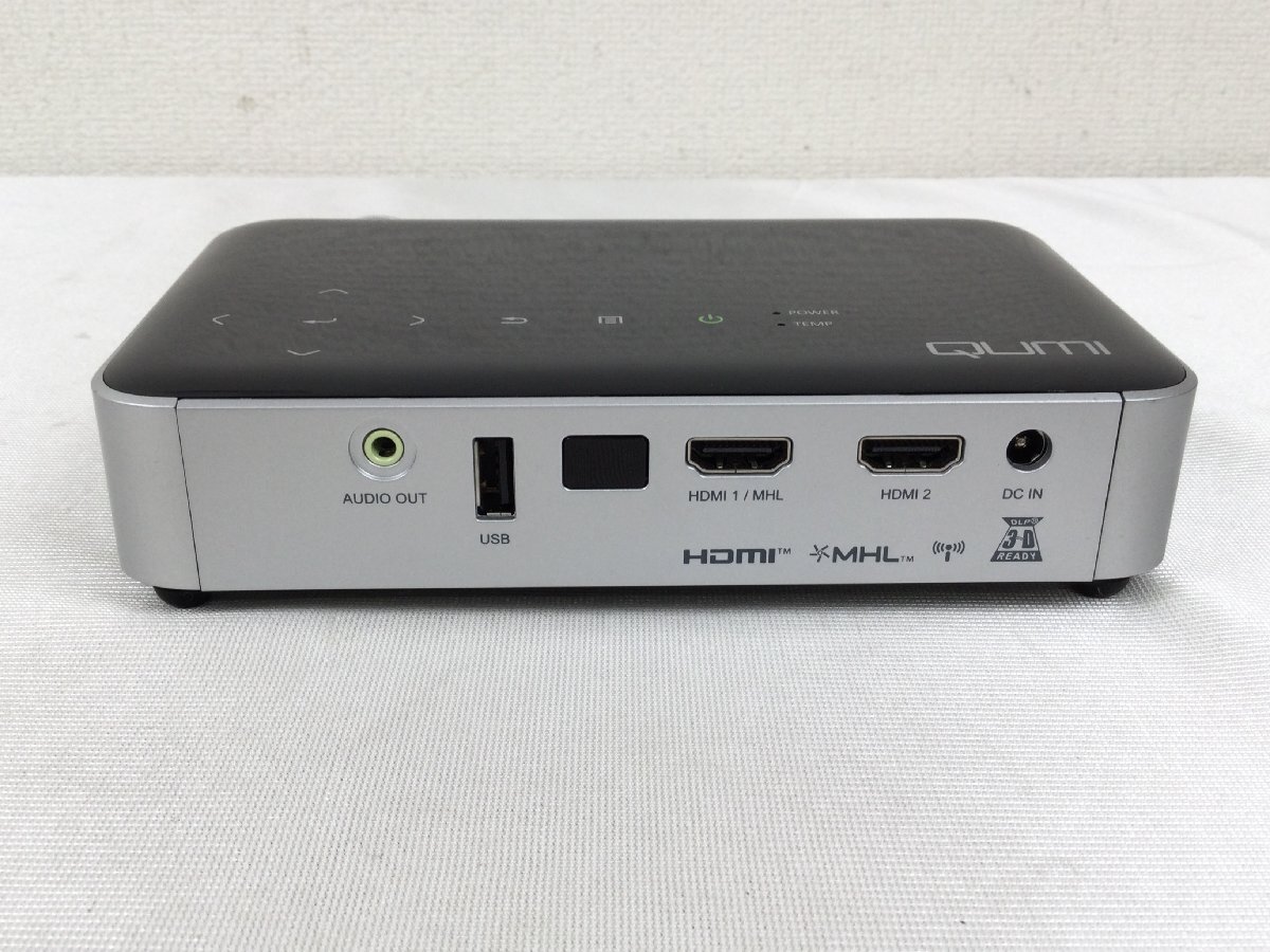 Yahoo!オークション - 1208 QUMI HD Pocket Projector Q6-BK モバイル ...