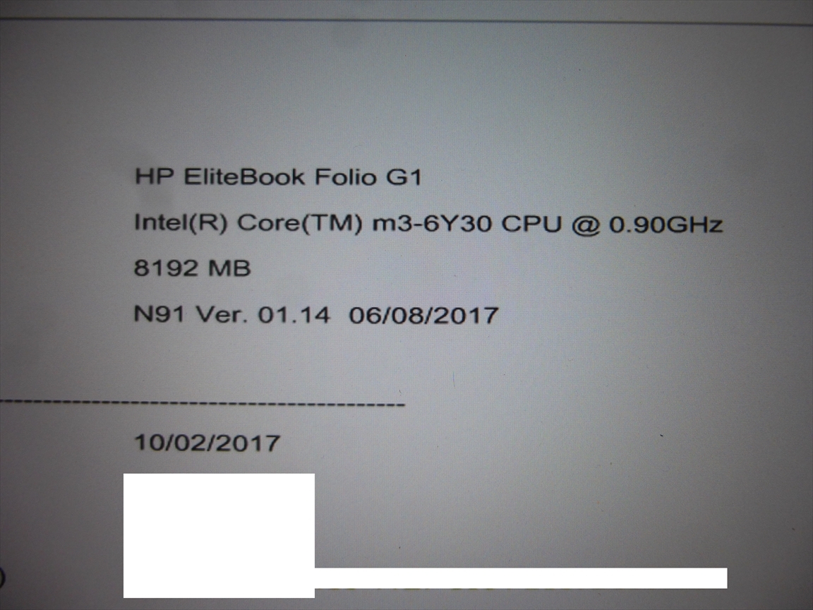 Yahoo!オークション - 【ジャンク品】HP HSTNN-173C Folio G1 Core(TM)...