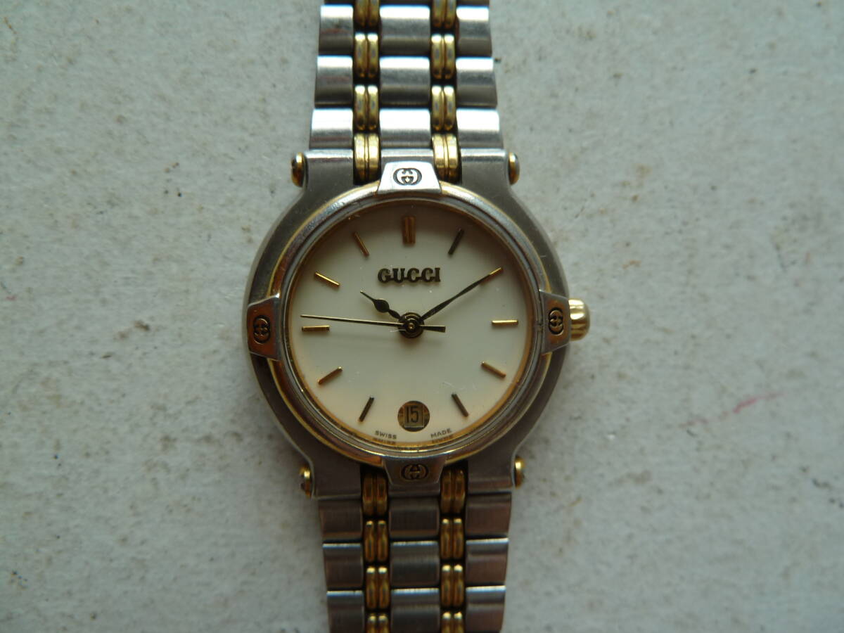 Yahoo!オークション - GUCCI グッチ レディース クォーツ 腕時計 9000L...