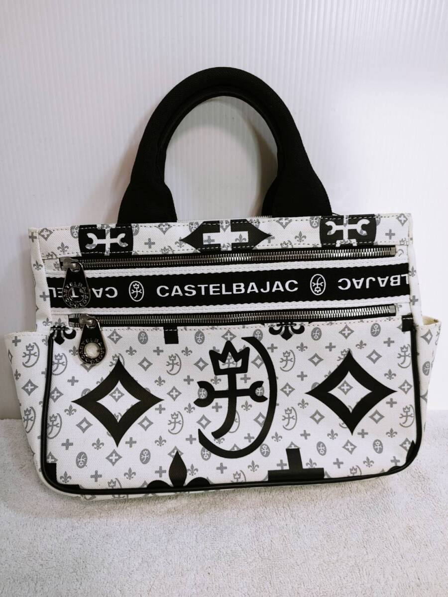 Yahoo!オークション - 良品 CASTELBAJAC カステルバジャック ハンドバ...