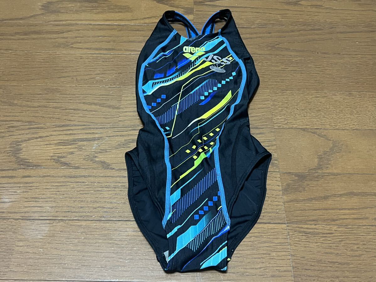 Yahoo!オークション - arena JSS 130 競泳水着 女児用 ハイカット クリ...