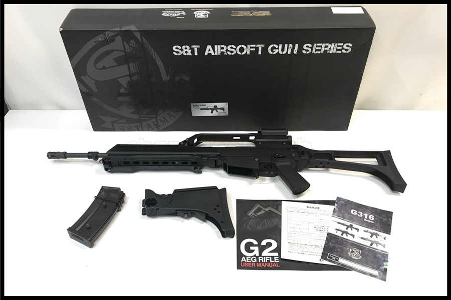 Yahoo!オークション - 東京)S&T G36 KV 電動ブローバックガン BK STAEG...