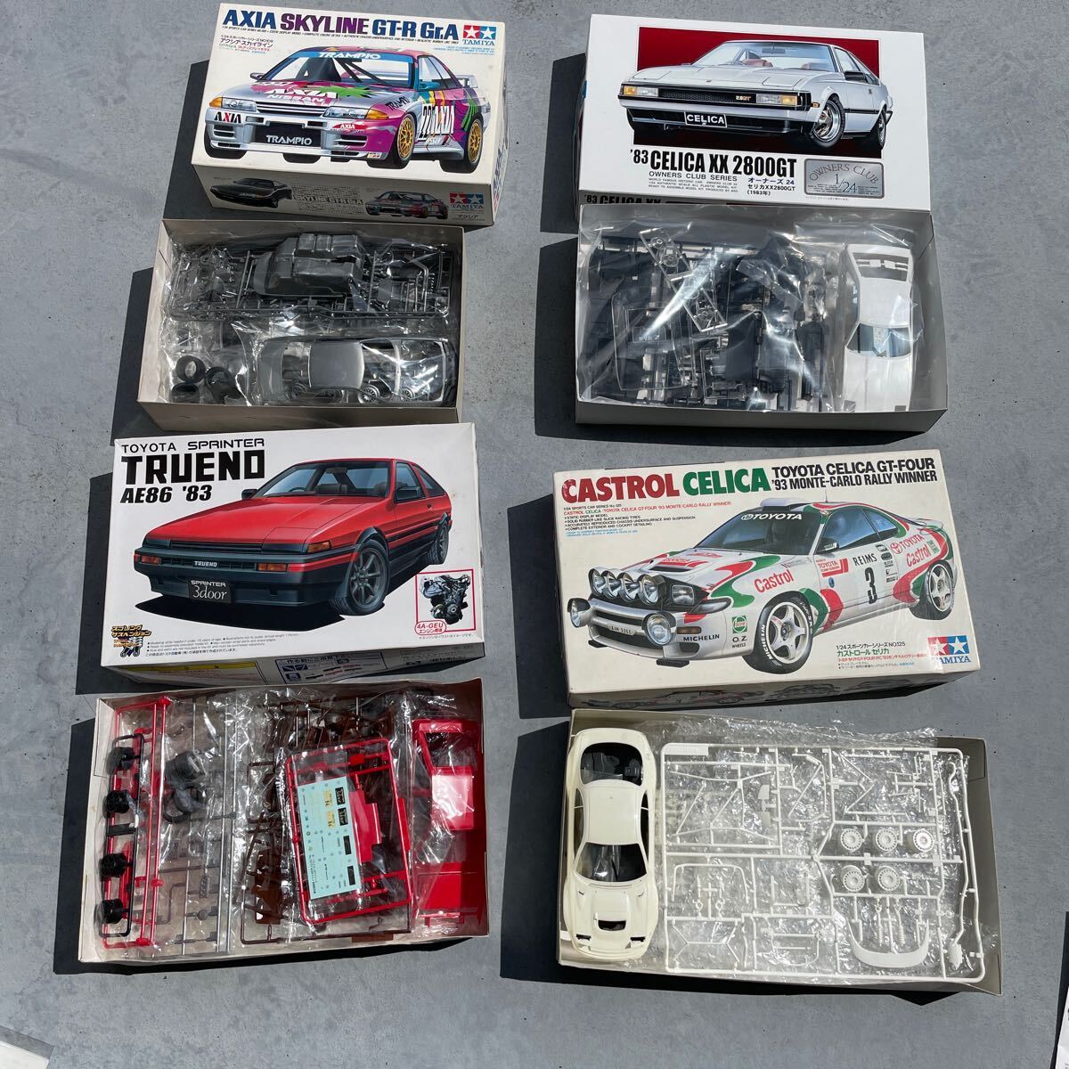 Yahoo!オークション - プラモデルAXIAスカイライン セリカWRCなど