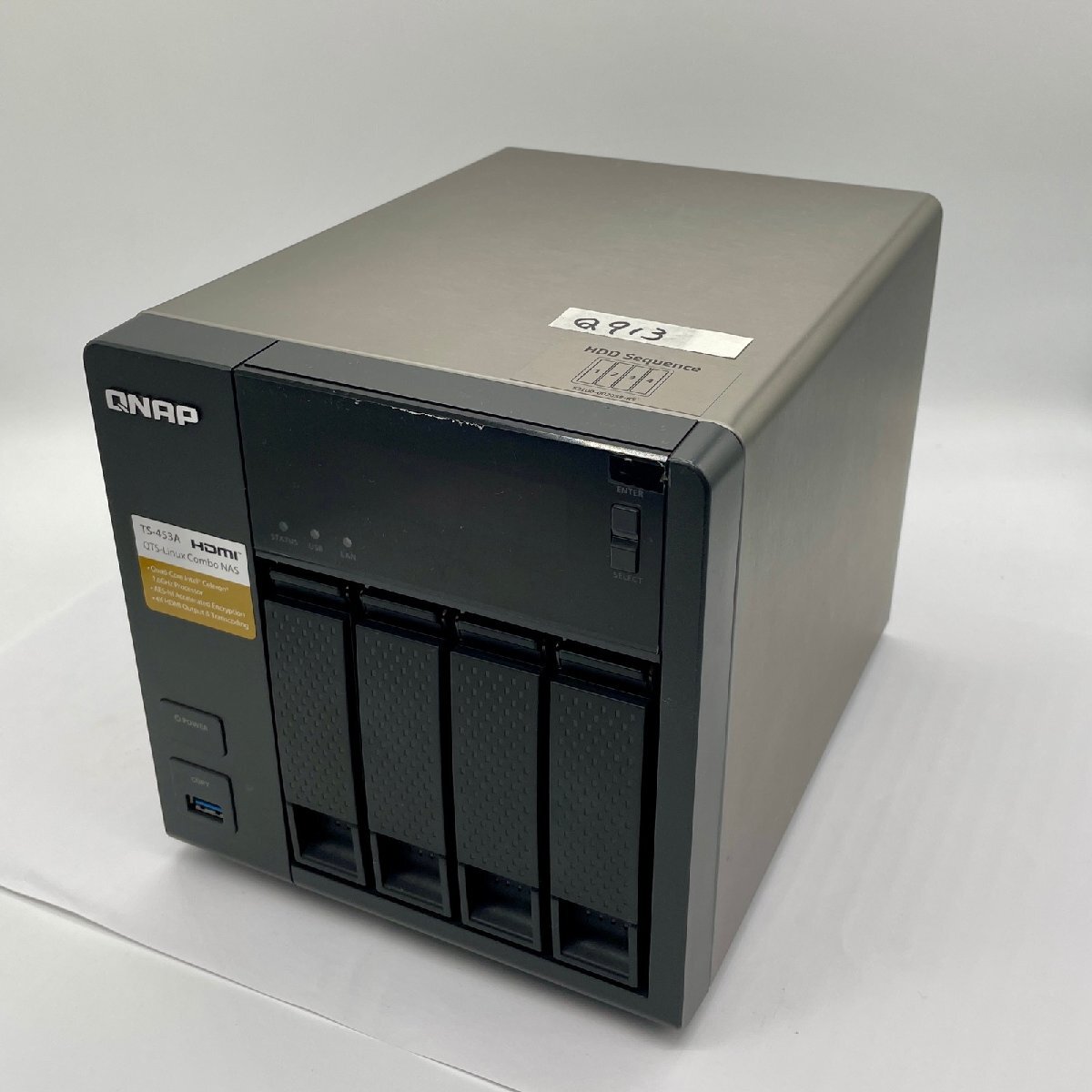 Yahoo!オークション - 【Q913】ジャンク QNAP TS-453A 4ベイ HDDNAS