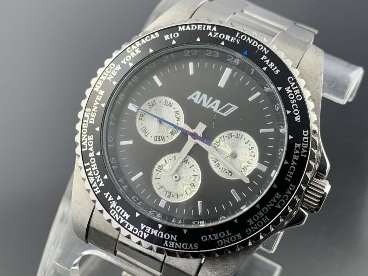 Yahoo!オークション - [A1359]1円～ メンズ腕時計 クォーツ ANA腕時計 ...