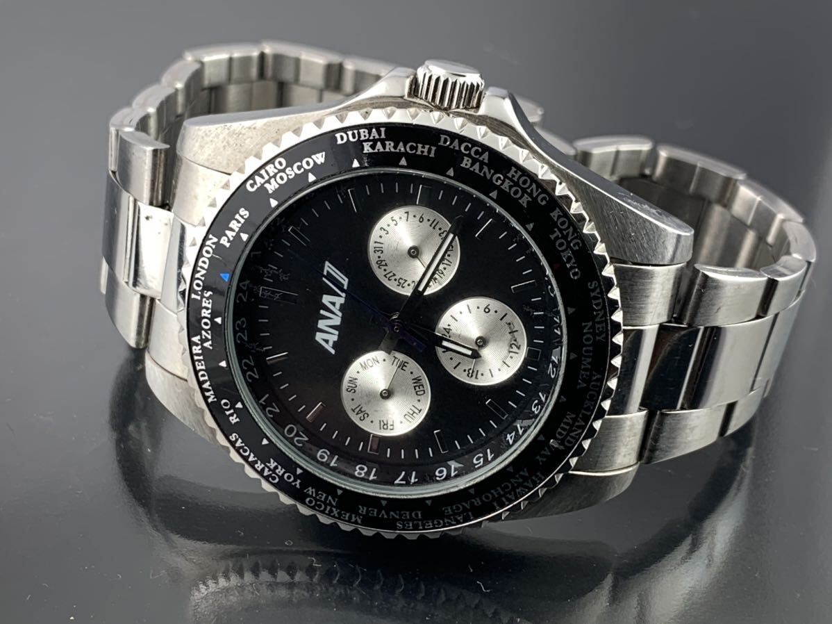 Yahoo!オークション - [A1359]1円～ メンズ腕時計 クォーツ ANA腕時計 ...