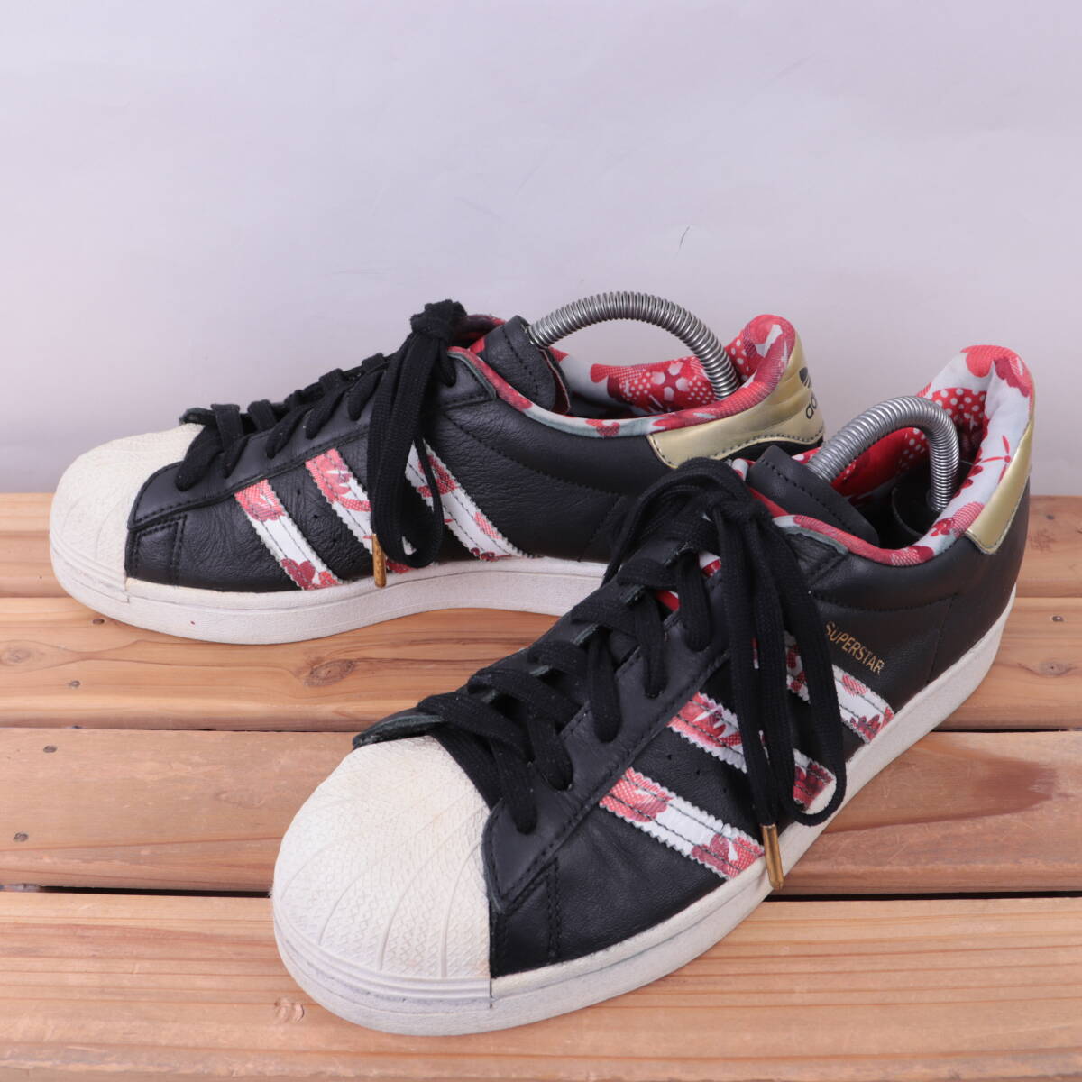 Yahoo!オークション - z4321 アディダス スーパースター US8 1/2 26.5c...