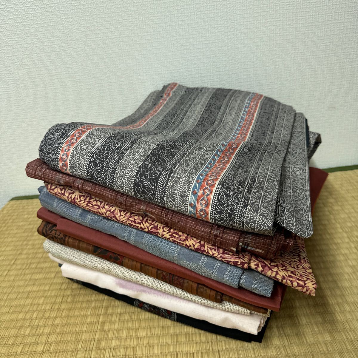 Yahoo!オークション - 紬 着物 まとめて 10品 A868