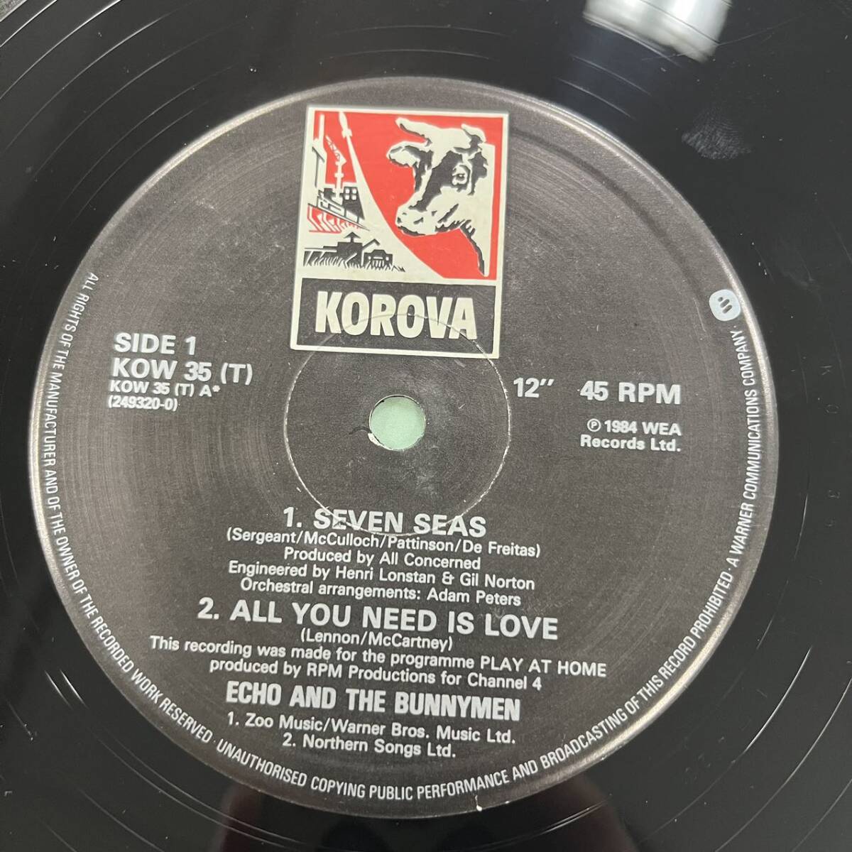 Yahoo!オークション - Echo & The Bunnymen Seven Seas Life At Brian'...