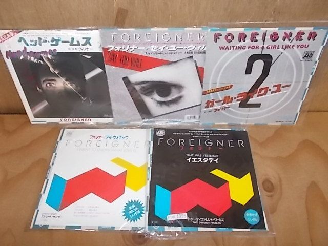 Yahoo!オークション - epx1395 【未確認】 フォリナー EP5枚セット