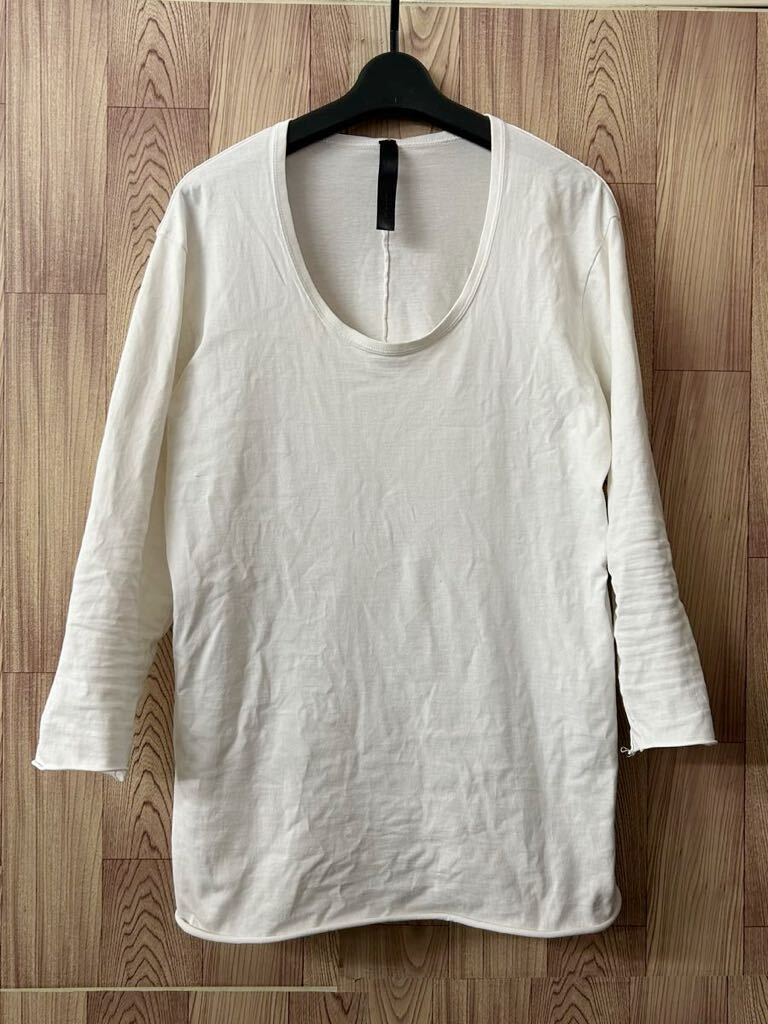 Yahoo!オークション - wjk 七分袖カットソー Uネック Tシャツ 白 ホワ...