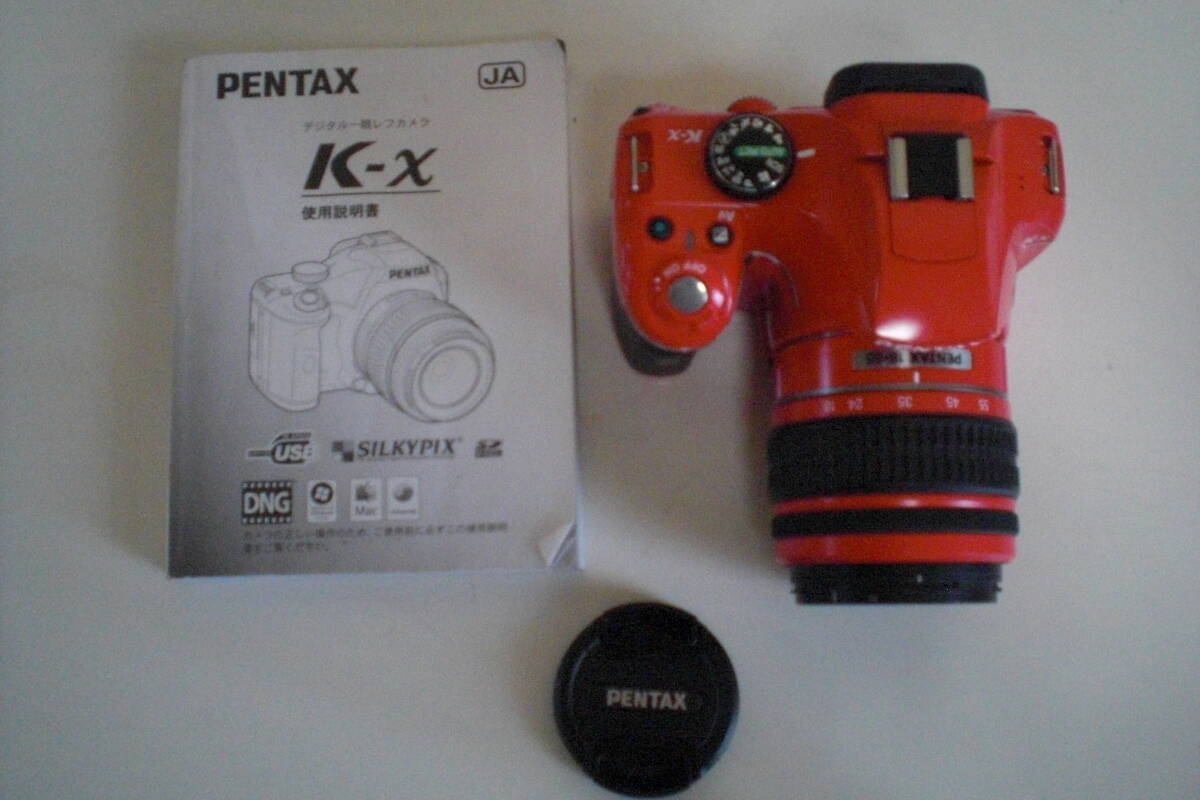 Yahoo!オークション - PENTAX K-X ペンタックス一眼レフカメラ REDカラ...