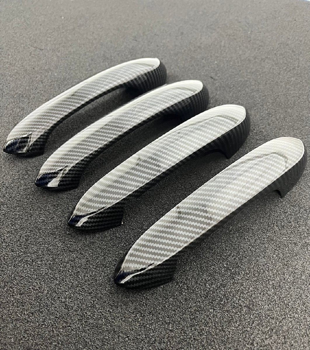 Yahoo!オークション - スポーティ全開 BMW カーボン ルック ドアハンド...