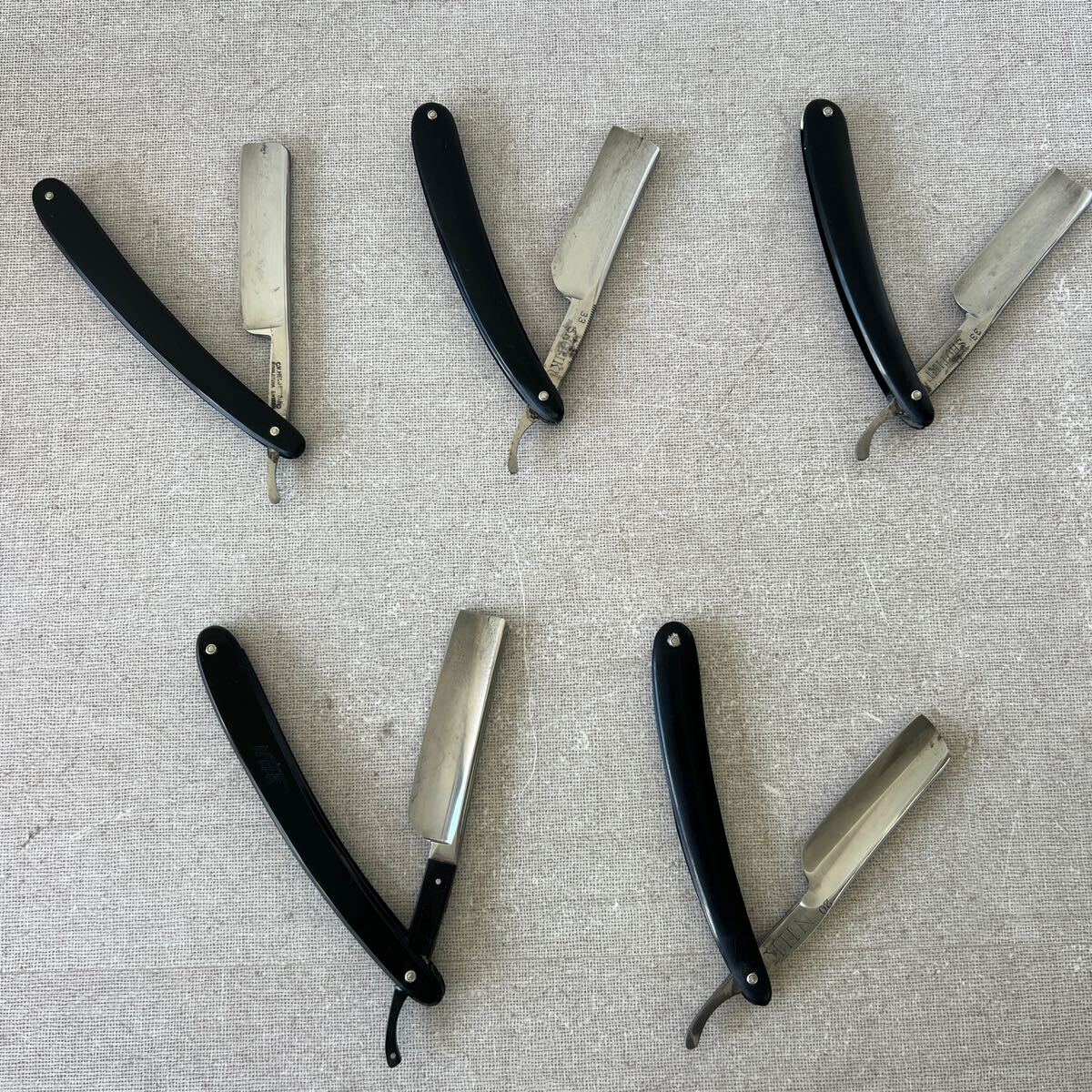 Yahoo!オークション - 理容 西洋剃刀 NHK 20 他5本まとめて