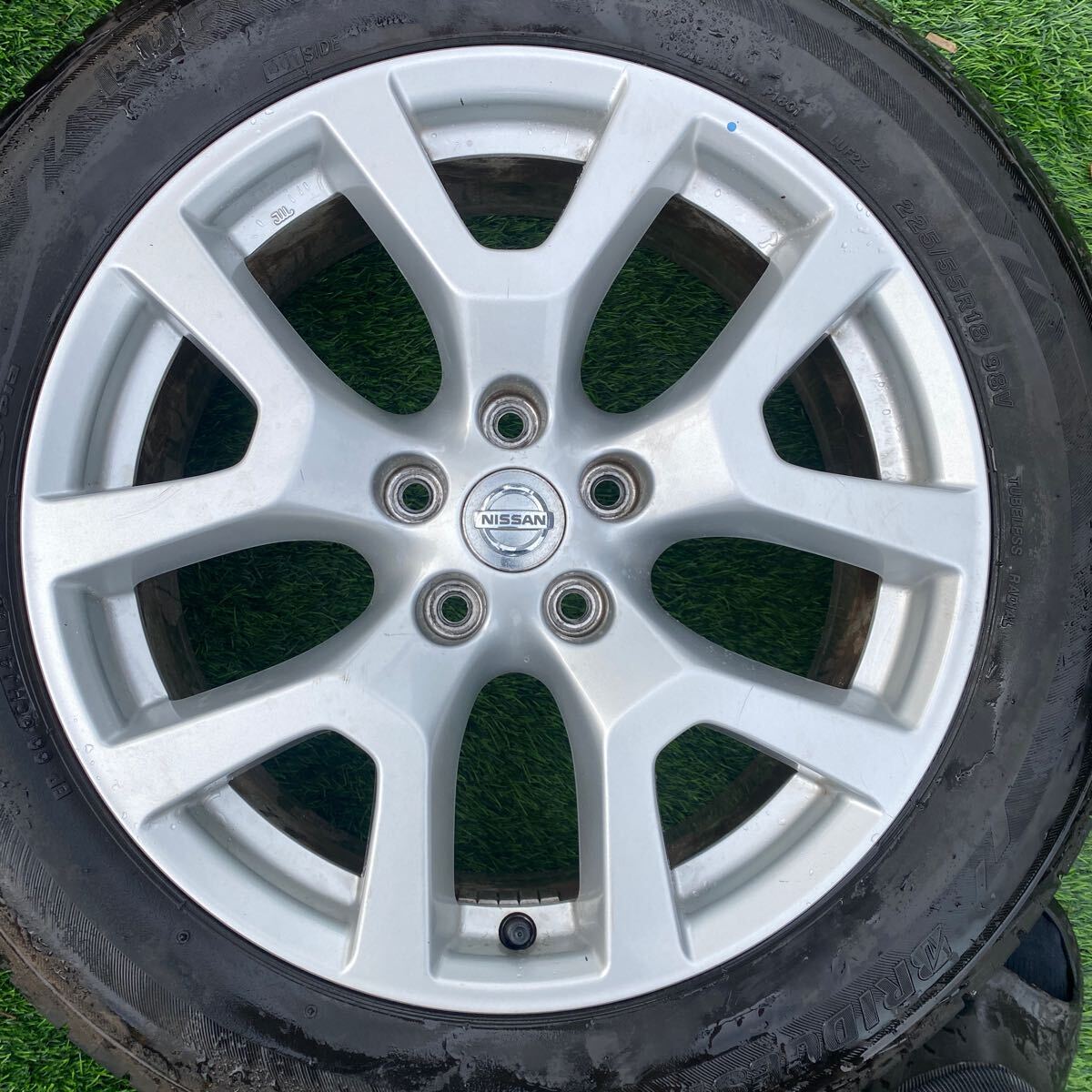 Yahoo!オークション - WH150 日産 エクストレイル T31 後期 純正ホイー...