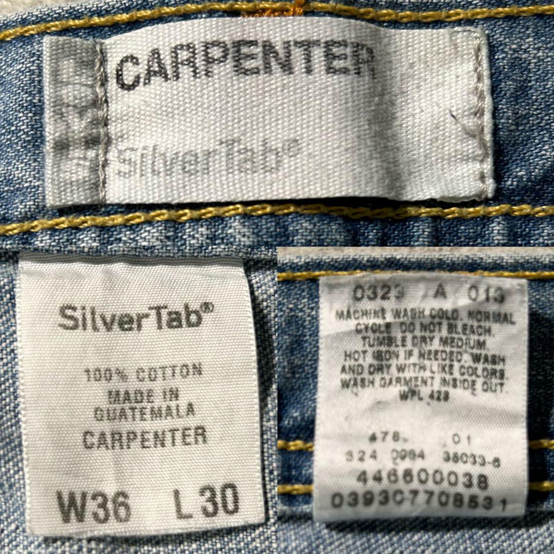 古着 00s Levi's Silvertab CARPENTER リーバイス シルバータブ 古着 00s Levi's Silvertab CARPENTER リーバイス シルバータブ