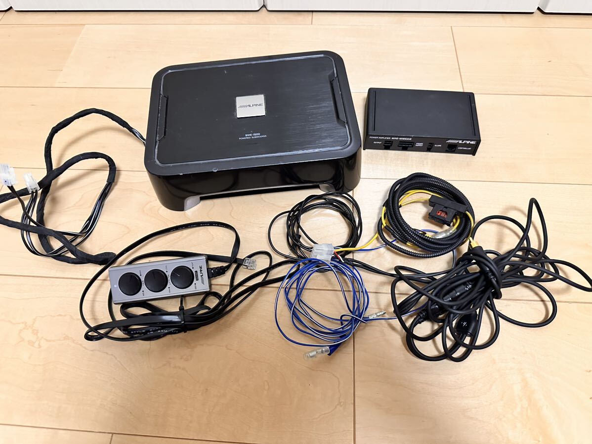 Yahoo!オークション - ALPINE サブウーファー swe-1500 bigxNX用配線 ...