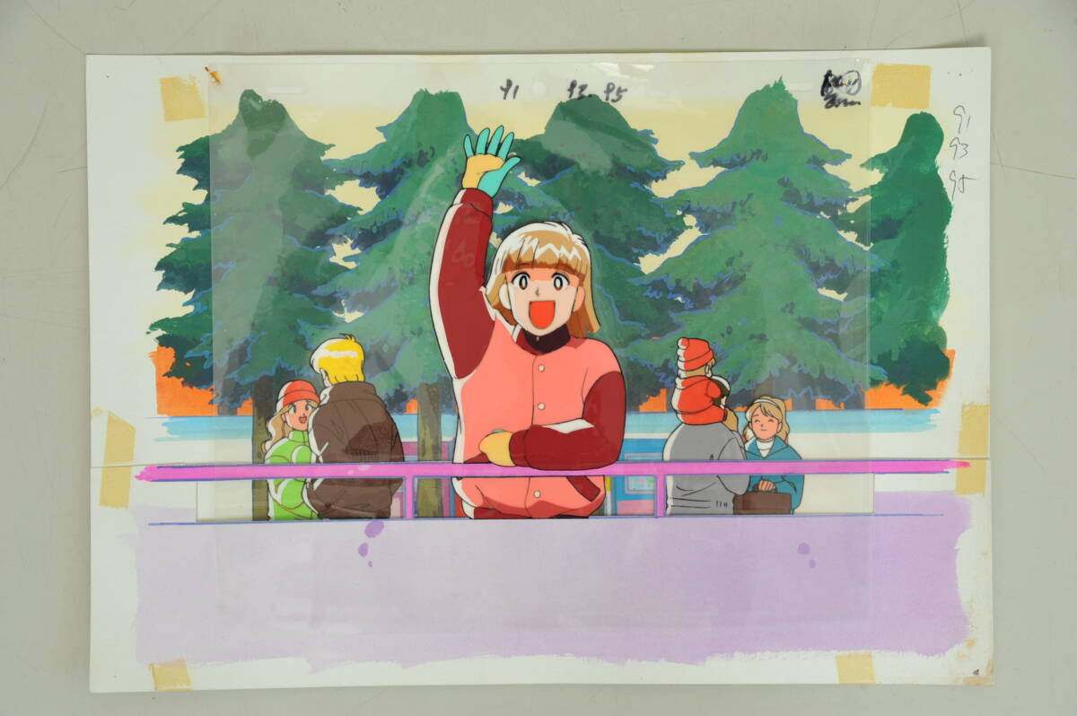 Yahoo!オークション - 背景付きセル画《65H》【ママはぽよぽよザウルス...