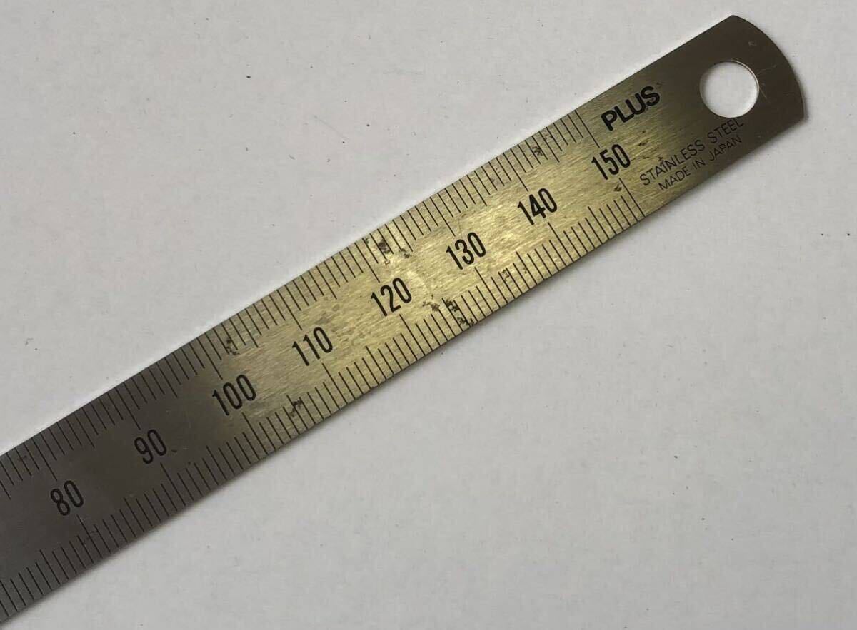 Yahoo!オークション - 中古品 ステンレス長尺定規 15cm
