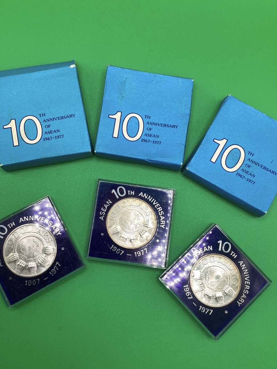 Yahoo!オークション - 【12594】シンガポール ASEAN 10TH ANNIVERSARY ...