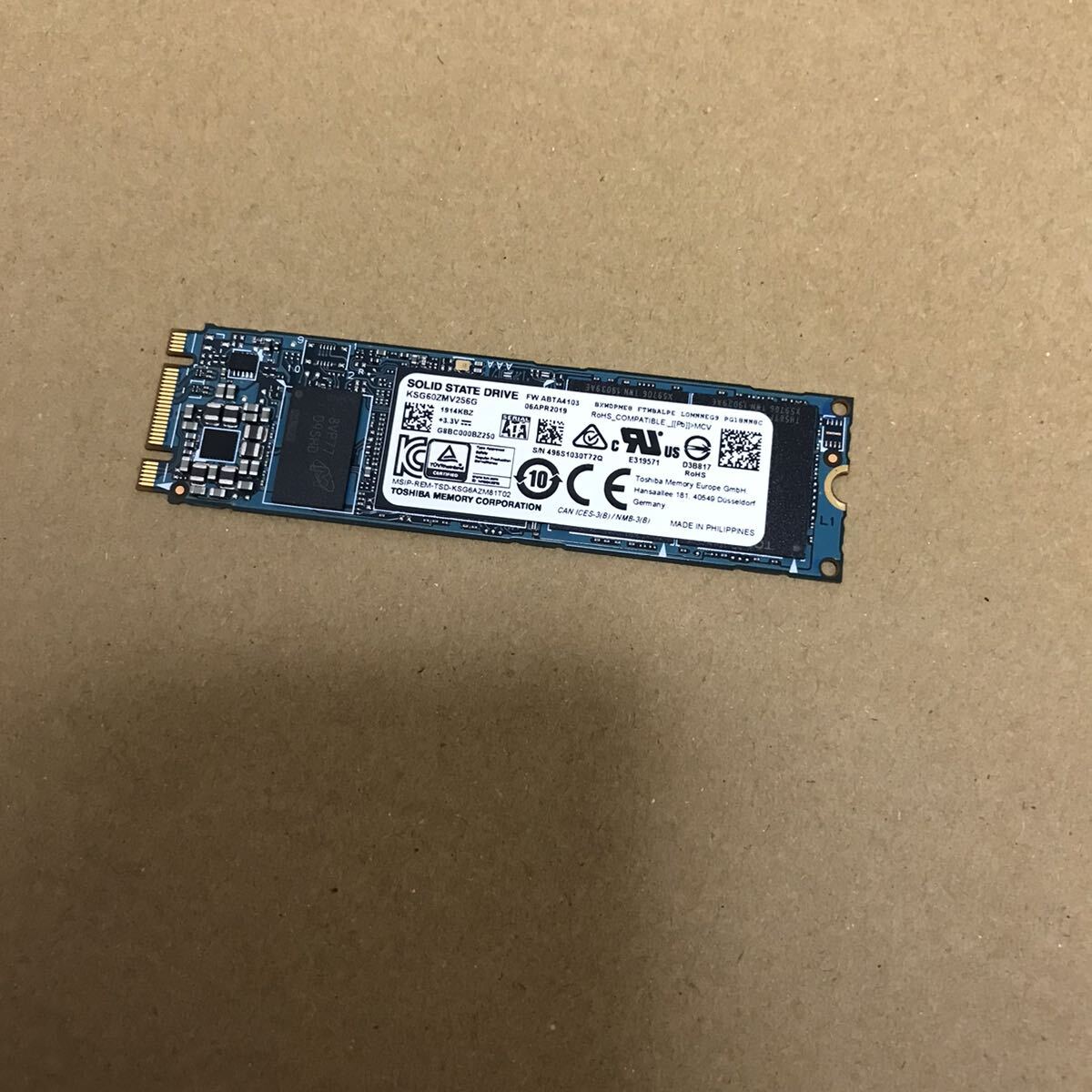 Yahoo!オークション - 1437TOSHIBA SATA 東芝 M2SSD M2 M.2 2280 256GB