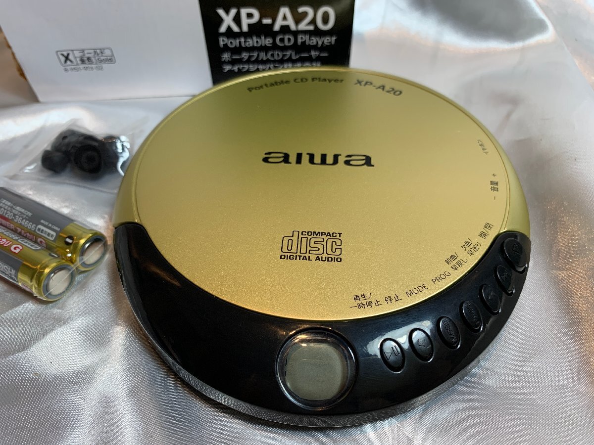 Yahoo!オークション - AIWA アイワ ポータブルCDプレイヤー XP-A20 CD...