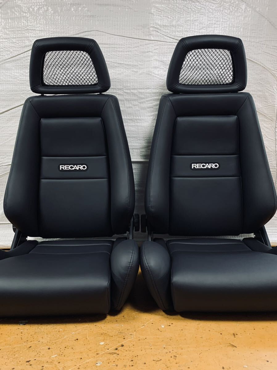 Yahoo!オークション - 27.28. レカロ RECARO 2脚セット LX-M 黒フェイ...