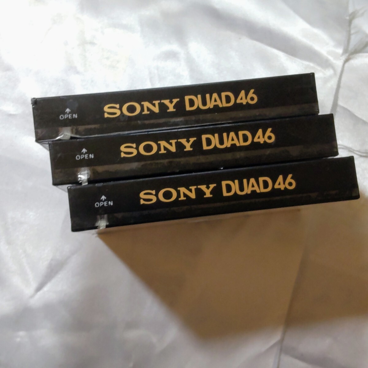 Yahoo!オークション - 未使用 SONY DUAD 46カセットテープ 3本 TYPE II...