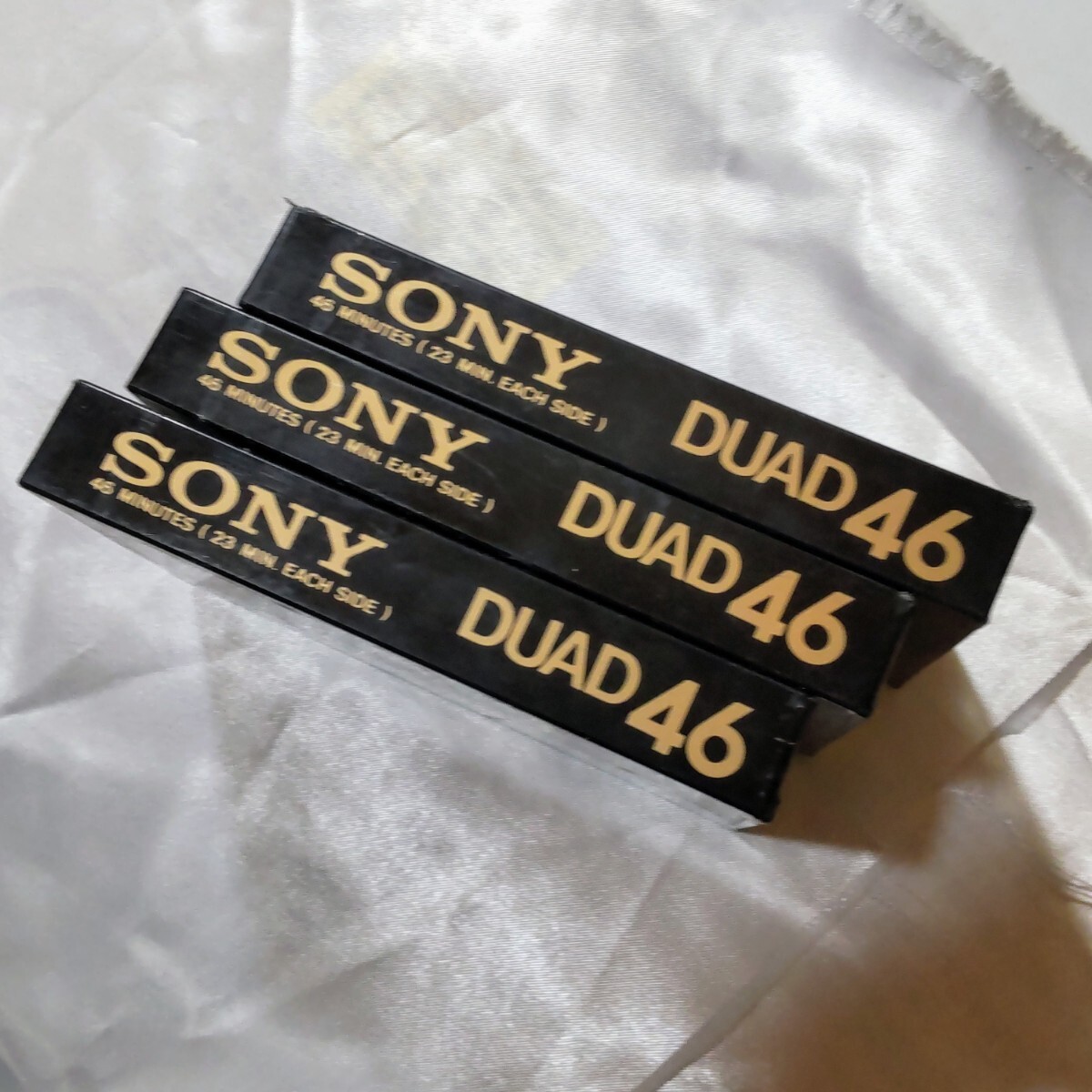 Yahoo!オークション - 未使用 SONY DUAD 46カセットテープ 3本 TYPE II...