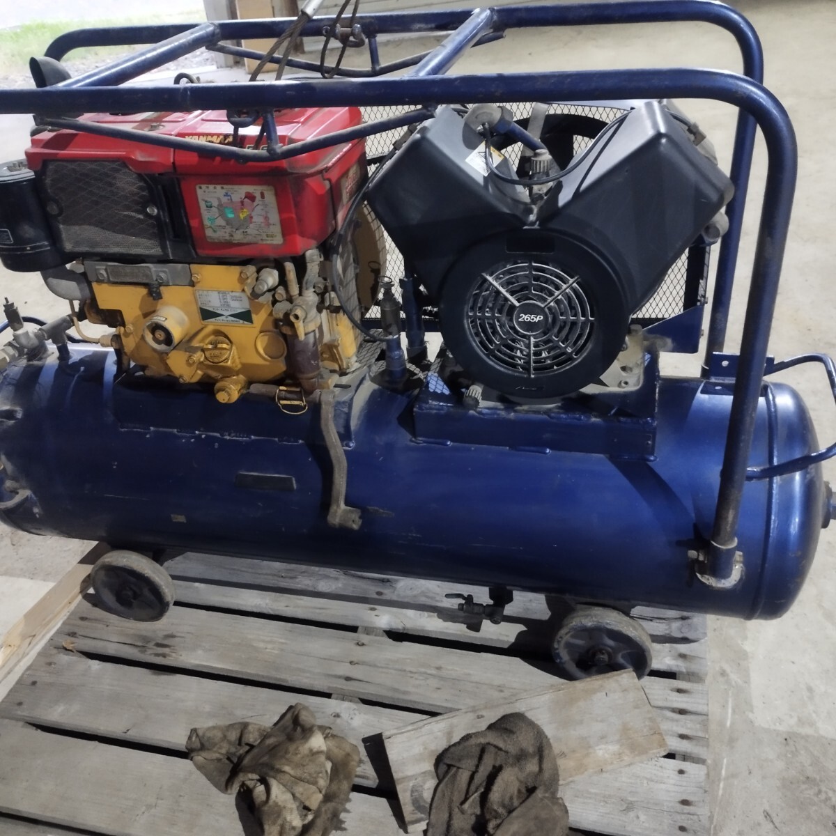 Yahoo!オークション - 北海道よりエンジンコンプレッサー