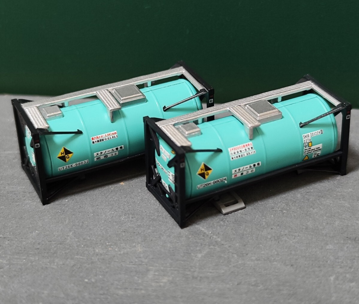 Yahoo!オークション - Nゲージ ポポン 20ft UT26K メタノール 専用 タ...