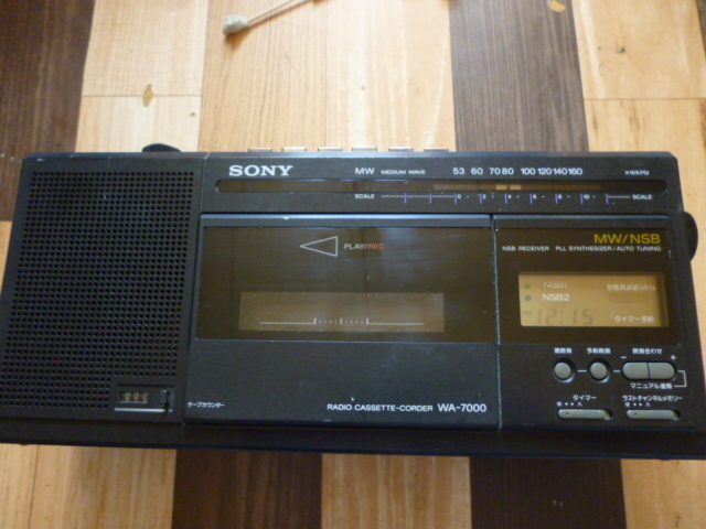 Yahoo!オークション - SONY AM/短波ラジカセ WA-7000 美品 作動ジャン...