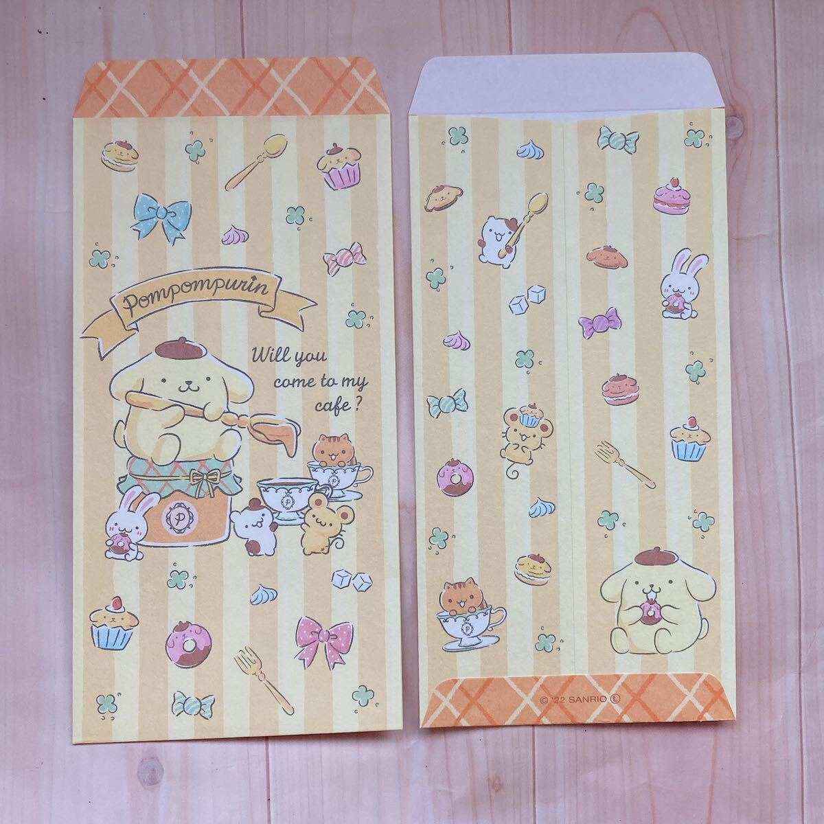 Yahoo!オークション - 2584 サンリオ ポムポムプリン お年玉袋 ポチ袋 ...