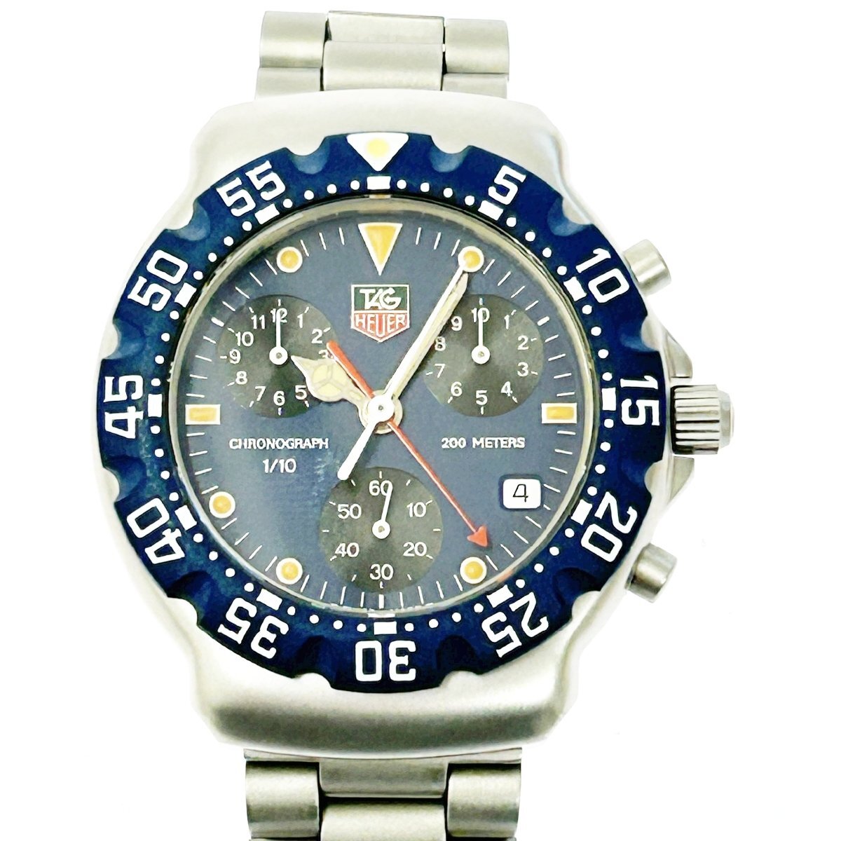 1円スタート 訳あり品 TAG HEUER タグホイヤー CA1210-R0 フォーミュラ1 クロノグラフ SS ネイビー文字盤 QZ メンズ腕時計 301995(フォーミュラ)｜売買された ...