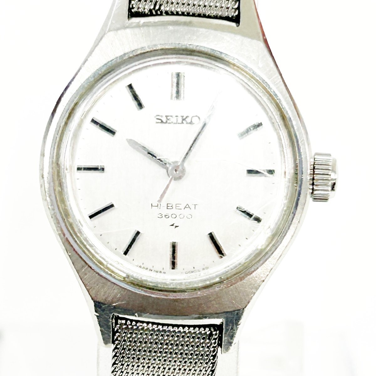 1円スタート SEIKO セイコー 1944-0012 ハイビート 36000 SS シルバー文字盤 手巻き レディース腕時計 313873(その他)｜売買されたオークション情報、yahooの ...