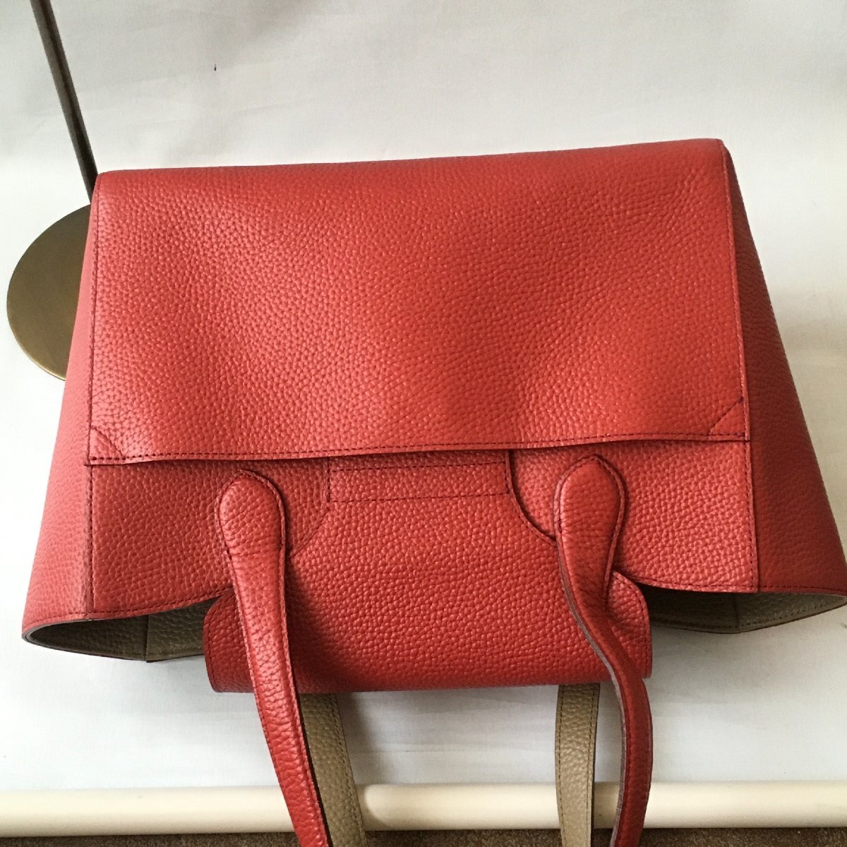 Yahoo!オークション - 即決 美品 ADMJ アクセソワ レザー トート バッ...