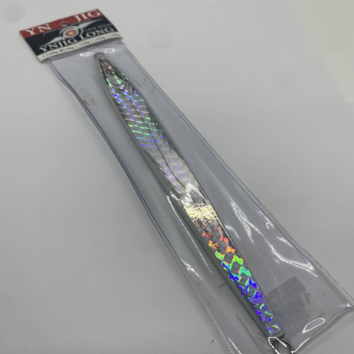 Yahoo!オークション - N-11242 西岡遊漁 YNジグ ロング 190g フラッシ...