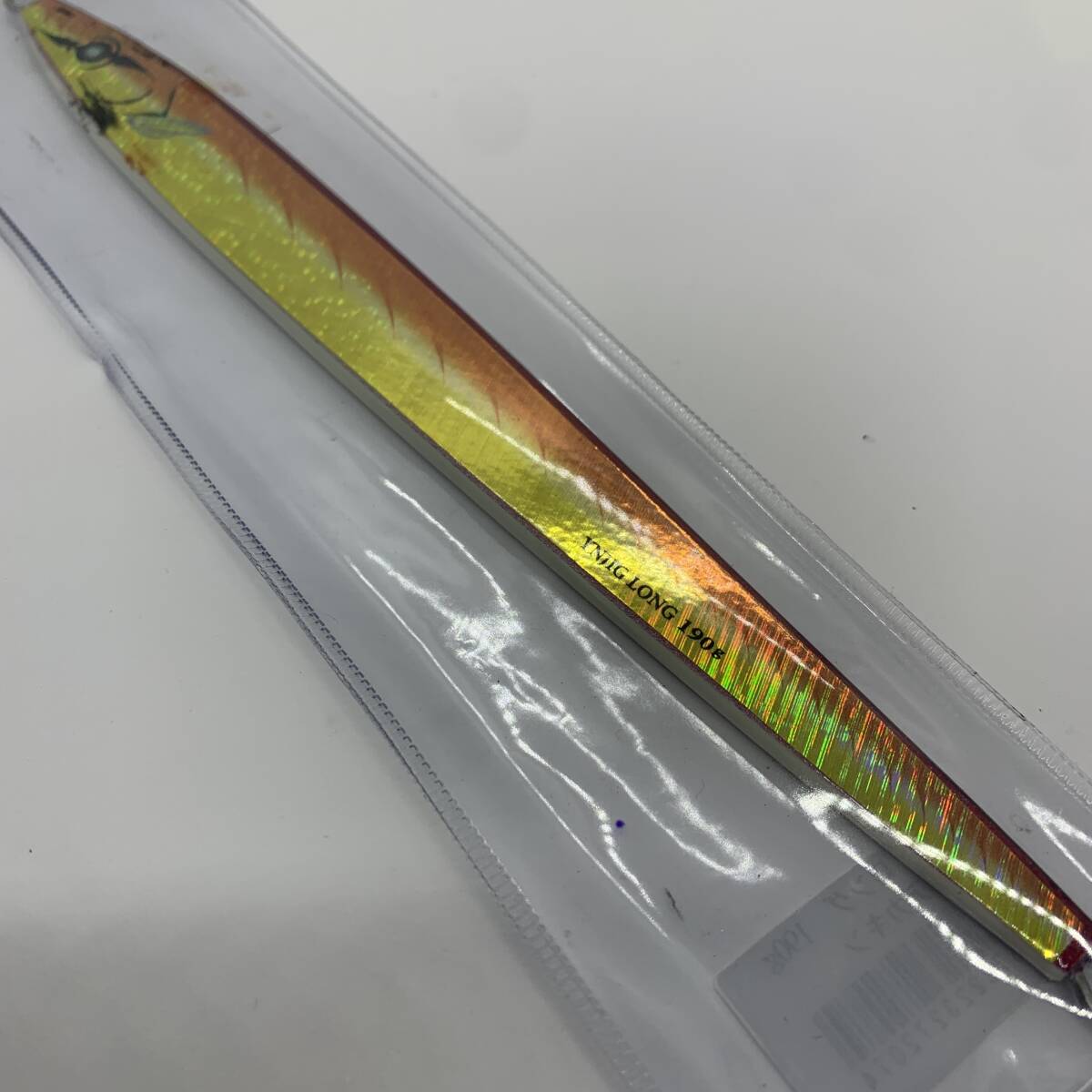 Yahoo!オークション - N-11245 西岡遊漁 YNジグ ロング 190g ネオアカ...