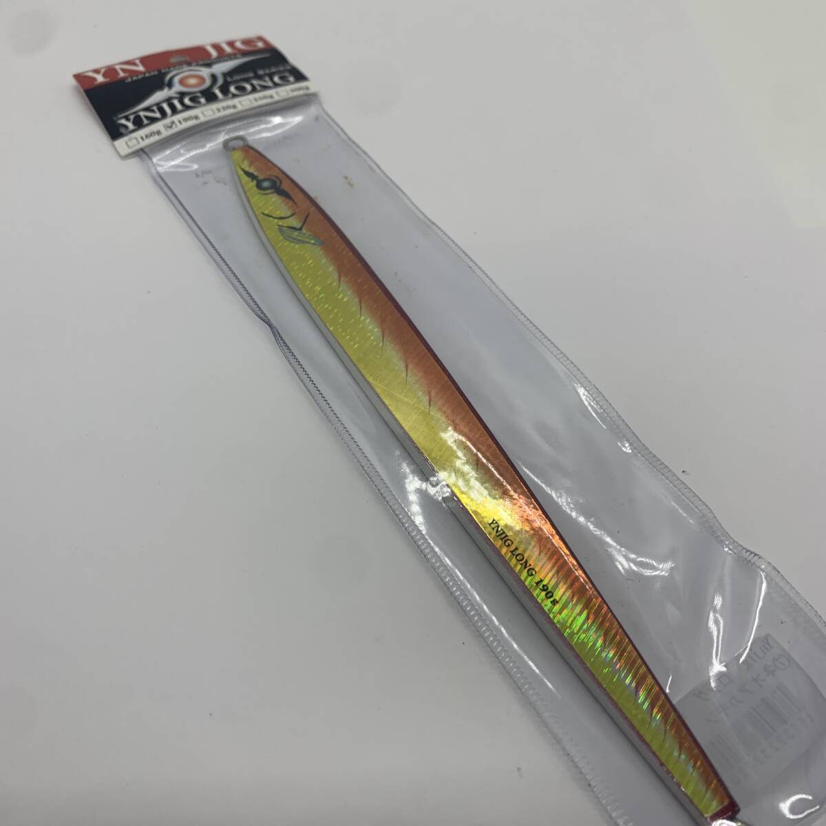 Yahoo!オークション - N-11246 西岡遊漁 YNジグ ロング 190g ネオアカ...