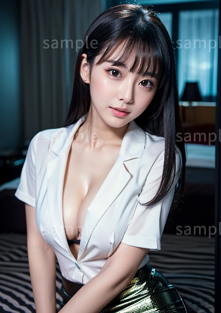 Yahoo!オークション - （2958）1点もの AI美女 AIイラスト A4ポスター...