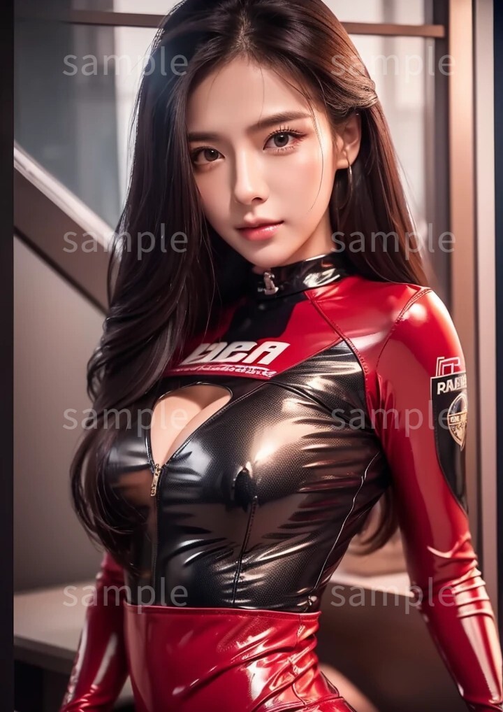 Yahoo!オークション - （3331）1点もの AI 美女 AI イラスト A4ポスタ...