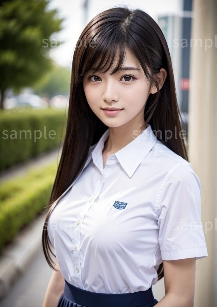 Yahoo!オークション - （3974）1点もの AI 美女 AI イラスト A4ポスタ...