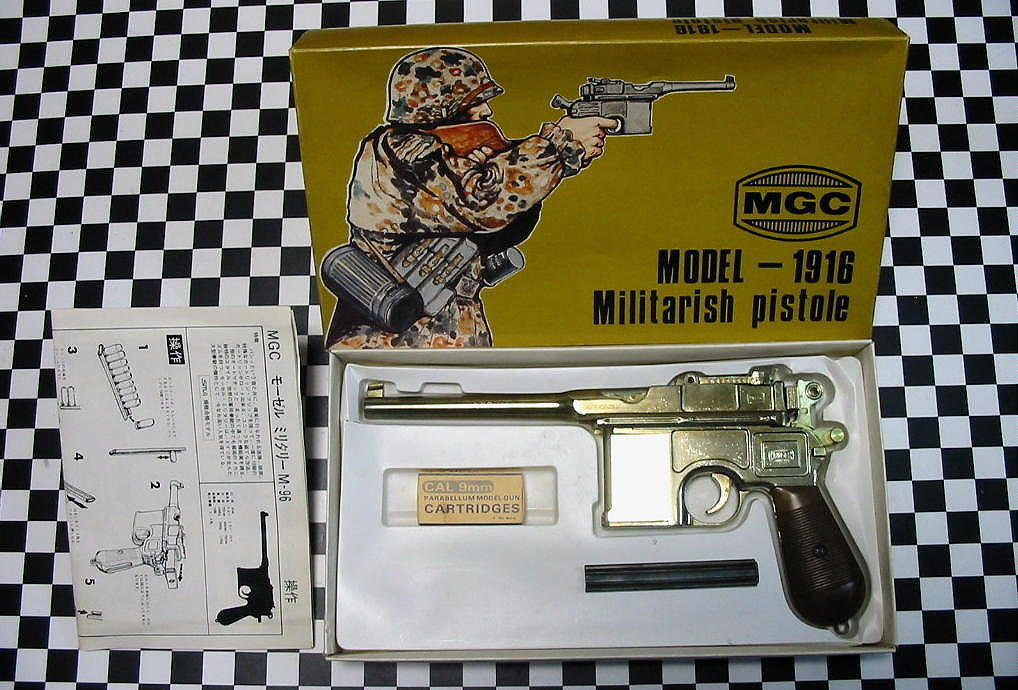 Yahoo!オークション - MGC／MAUSER モーゼル M96 ミリタリー 金属モデ...