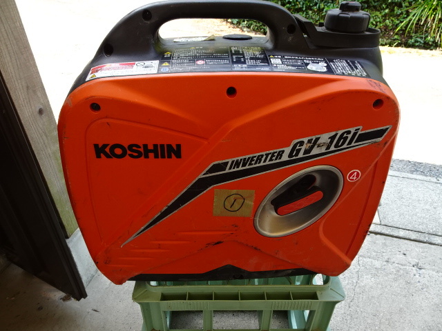 Yahoo!オークション - 工進 KOSHIN 発電機 GV-16i USED1